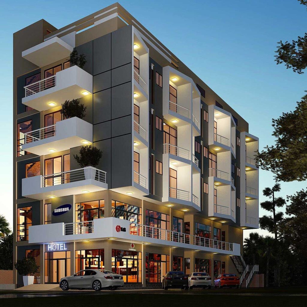 Hotel exterior design | Ebhosworks