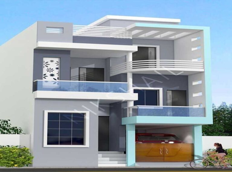 Simple duplex home exterior design | Ebhosworks