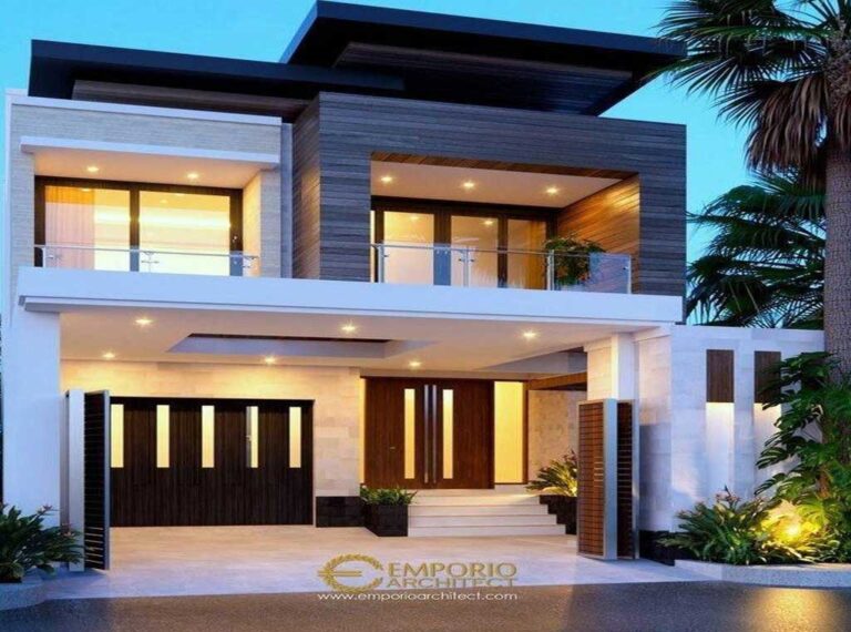 Simple small modern small house exterior wall home design