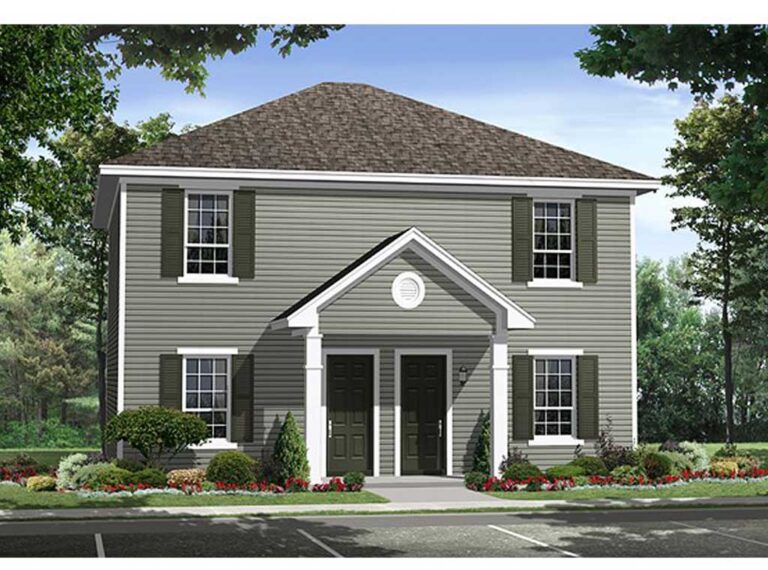 Two-Story Duplex Plan | Ebhosworks