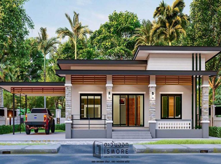 Contemporary Single Floor House Design | Ebhosworks