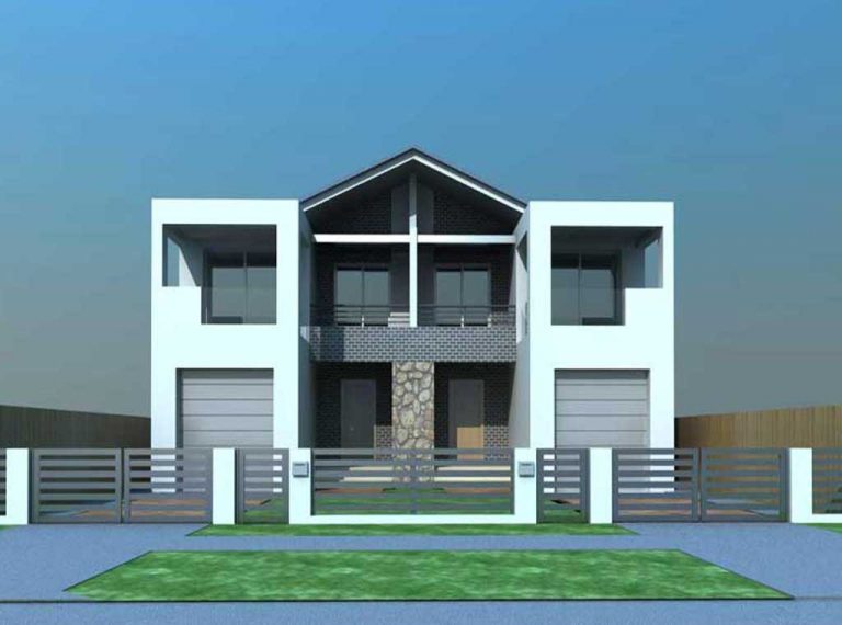 Duplex House Design Plan | Ebhosworks
