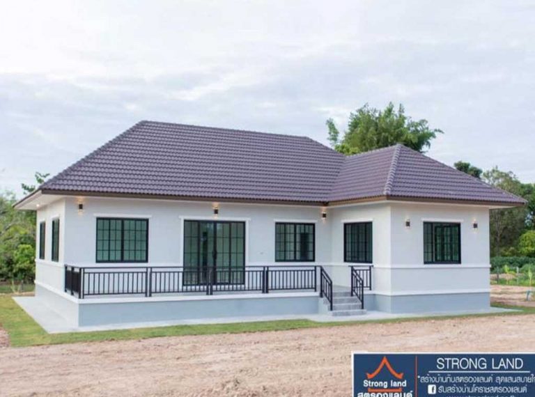 Modern Home View Plan with Extensive Verandah | Ebhosworks