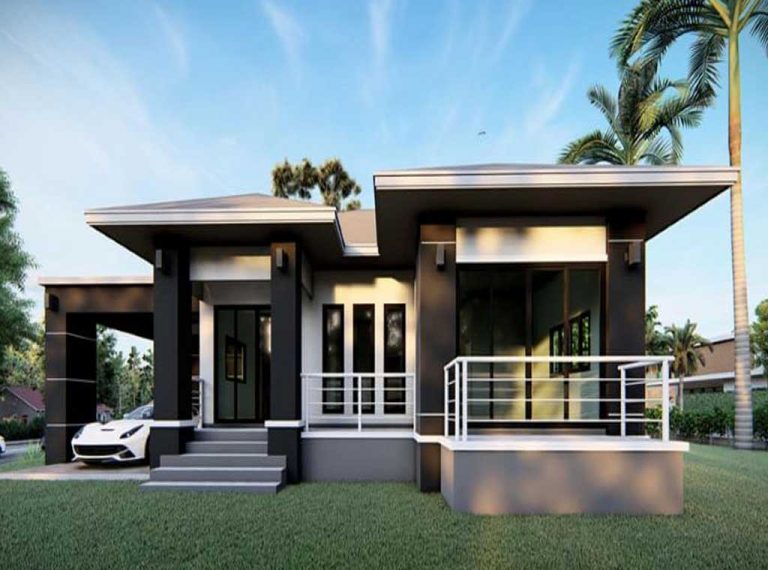 Modern Home with Cross Hip Roof | Ebhosworks