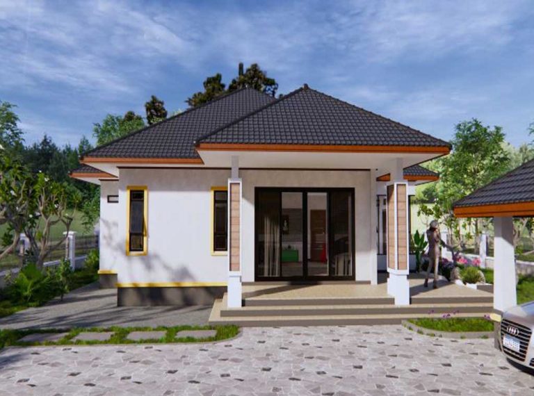 Modern-Style Family Home with Well-Designed Hip Roof