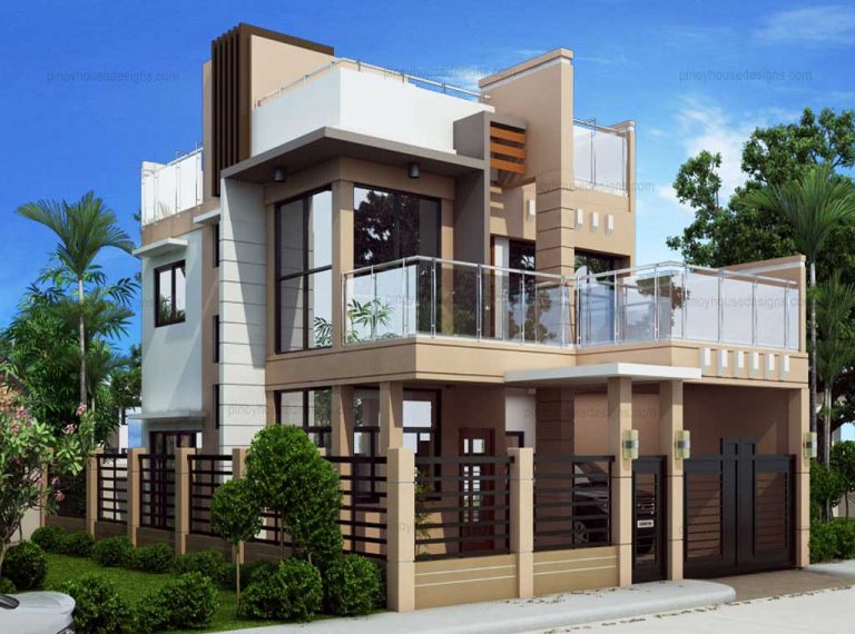 TWO STOREY MODERN WITH FIREWALL | Ebhosworks