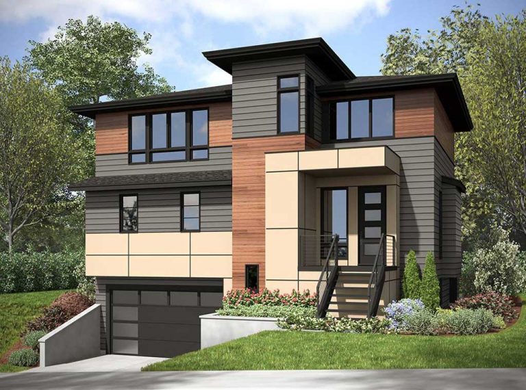 3 STORY MODERN STYLE HOUSE PLAN | Ebhosworks