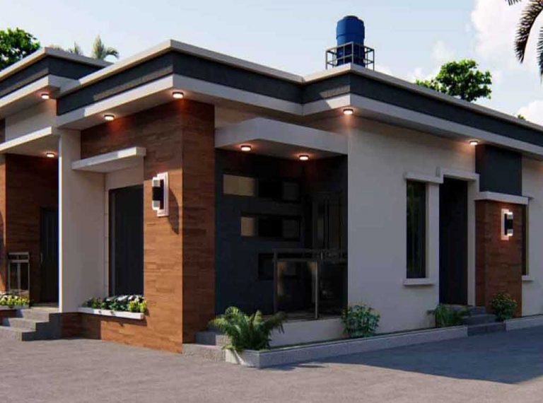 Portable 2 bedroom and self-contained detached house plan