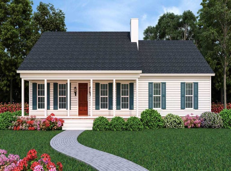 SMALL AFFORDABLE STYLE HOUSE PLAN | Ebhosworks