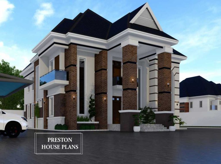 6 Bedroom Duplex house Plan | Ebhosworks