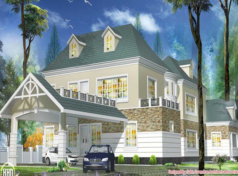 Mansion style house plan design | Ebhosworks